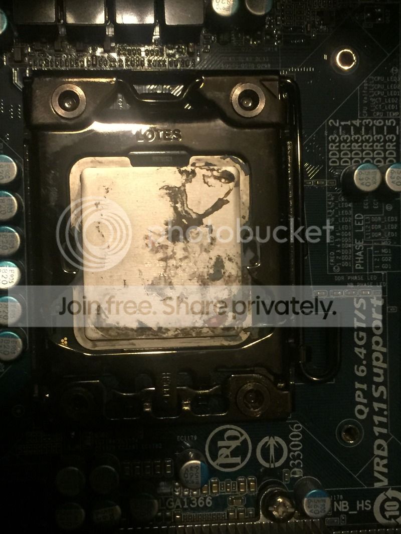 Burnt thermal paste question | Tom's Hardware Forum