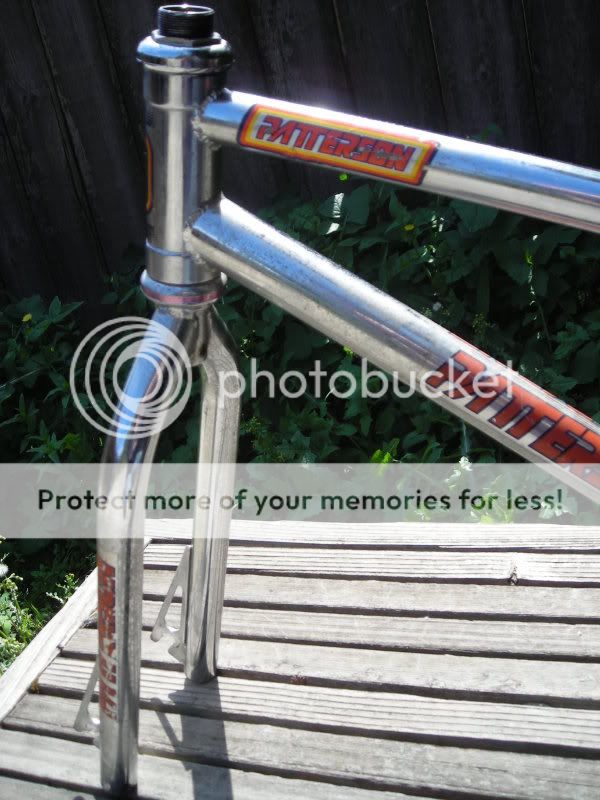 Help Identifing Patterson Racing frame and fork - BMXmuseum.com Forums