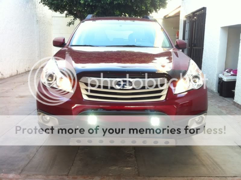 Rigid LED Off Road Lights Installed on Bar w/Pics | Subaru Outback Forums