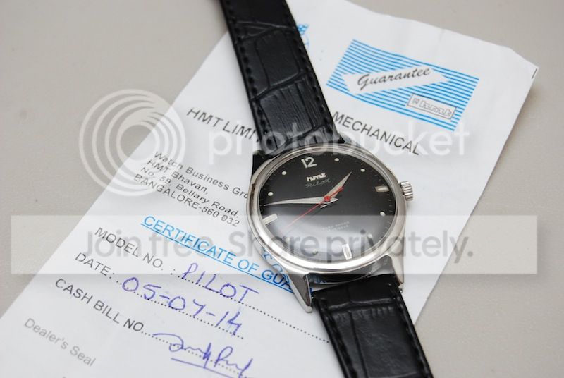 (US) HMT Watch Sale: Pilot (Black Dial) & Ashok- Excellent Condition ...