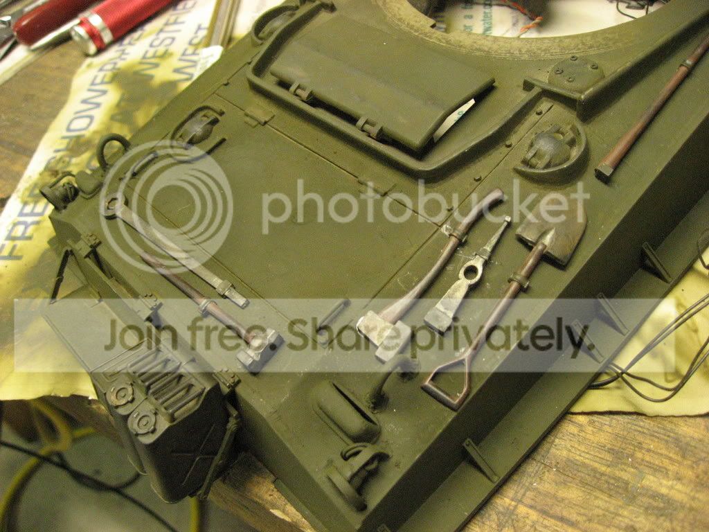 My Sherman gets additional armor and other mods - RCU Forums