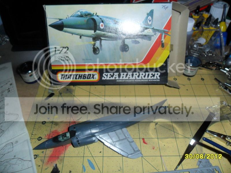 Matchbox Sea Harrier - Work in Progress - Aircraft - Britmodeller.com