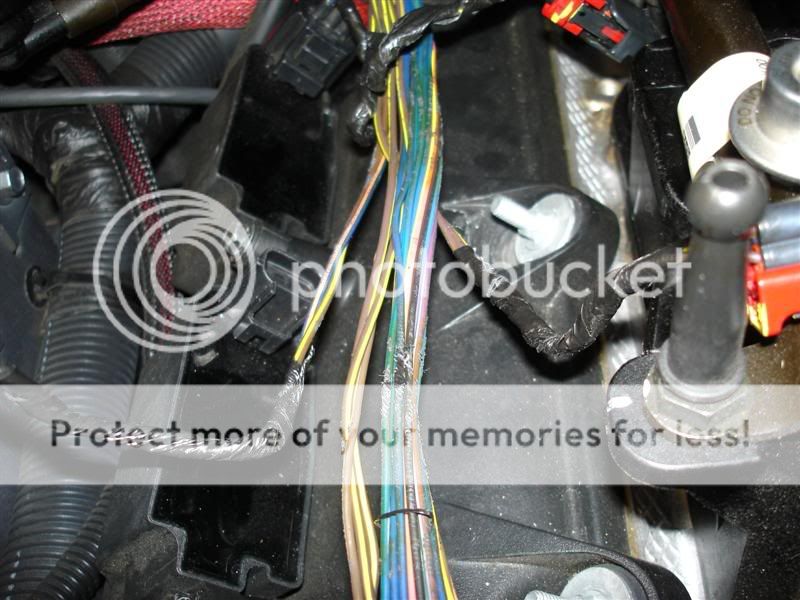 Engine bay clean-up: Wire Loom | Charger Forums