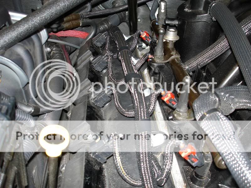 Engine bay clean-up: Wire Loom | Charger Forums